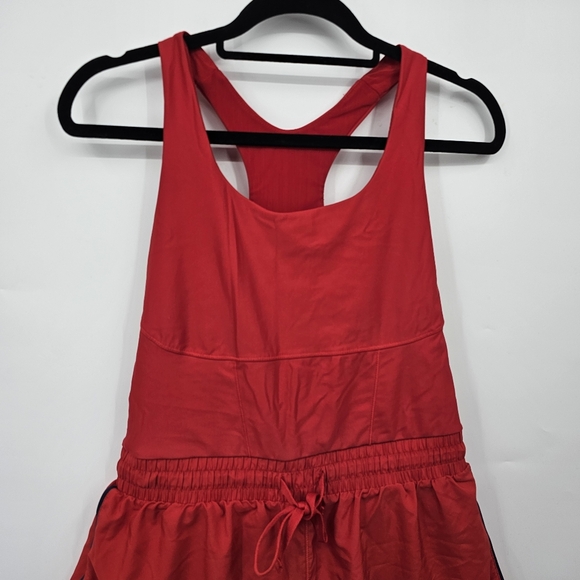 Fabletics | Pants & Jumpsuits | Fabletics Red Athletic Running Romper ...